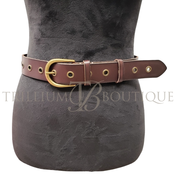 Frye | Accessories | Frye Womens 27pin Grommet Hole Leather Belt W ...